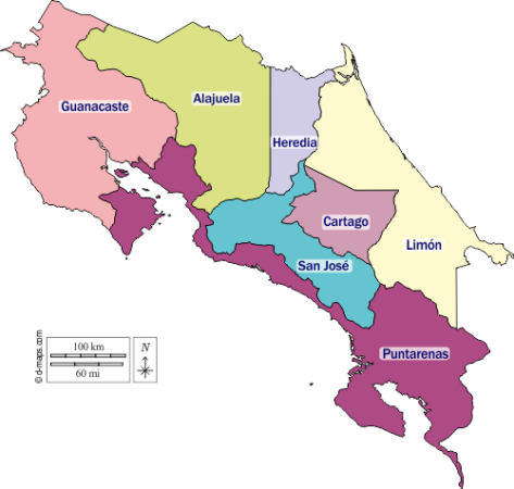 The 7 Provinces in Costa Rica | Nature in Costa Rica